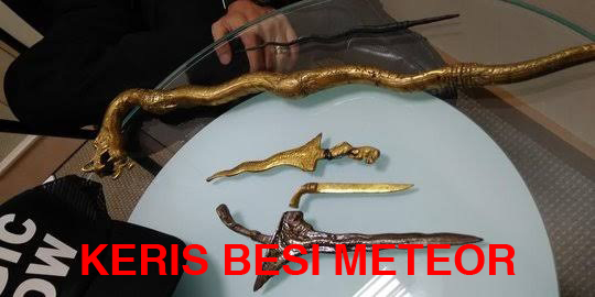 Keris Besi Meteor Warisan Langit yang Sarat Mistis dan Sejarah